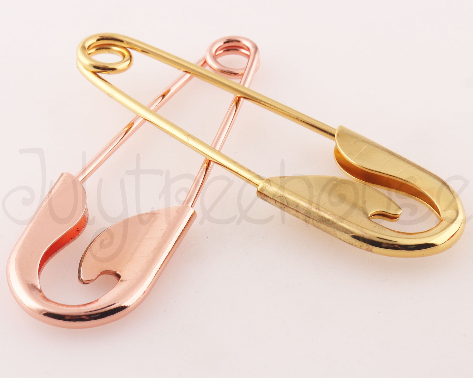 10 Cm Large Safety Pins Rose Gold/gold 1-3 PCS | Etsy