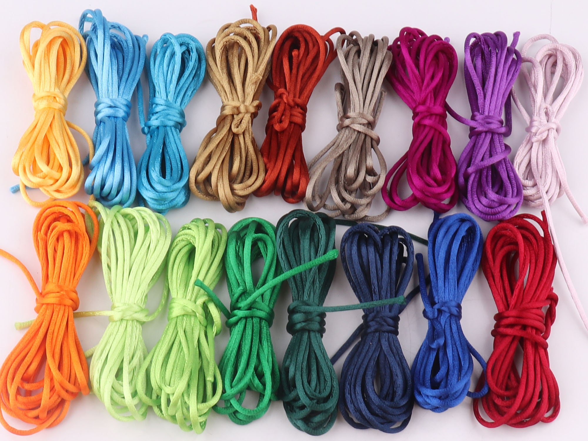 2mm Chinese Knot Cord Satin Nylon Cord Round Cordrattail - Etsy