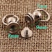 100 Pcs Round Screws,silver Screws,screw Rivets,loop Screws,plain ...