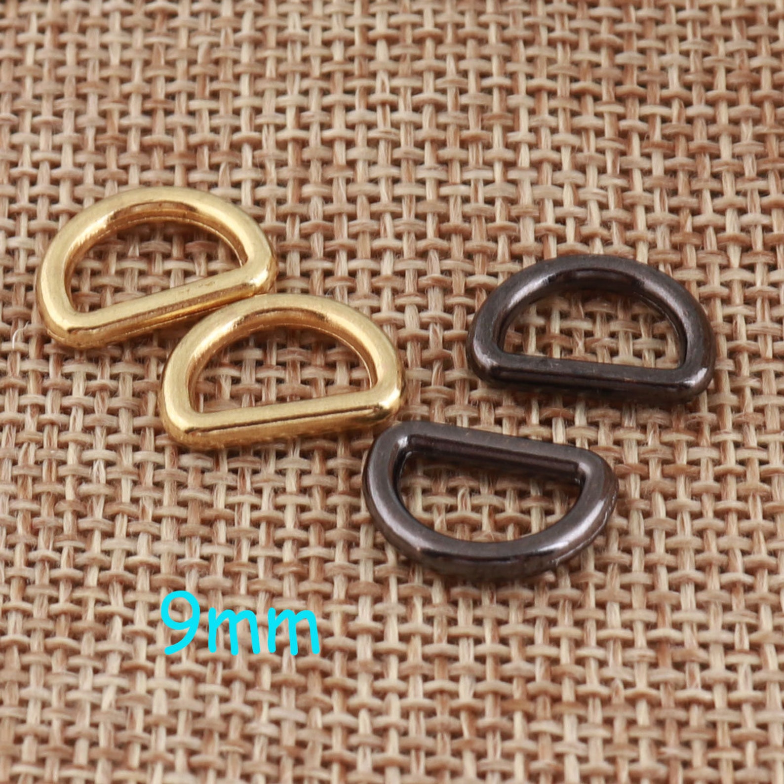 30 pcsMINI D Ring Buckles 3/89mmGold/Black D Rings | Etsy