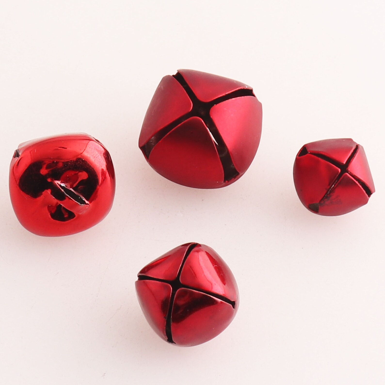 20-100 Pcs Red Jingle Bells,christmas Bells,christmas Tree Ornament ...