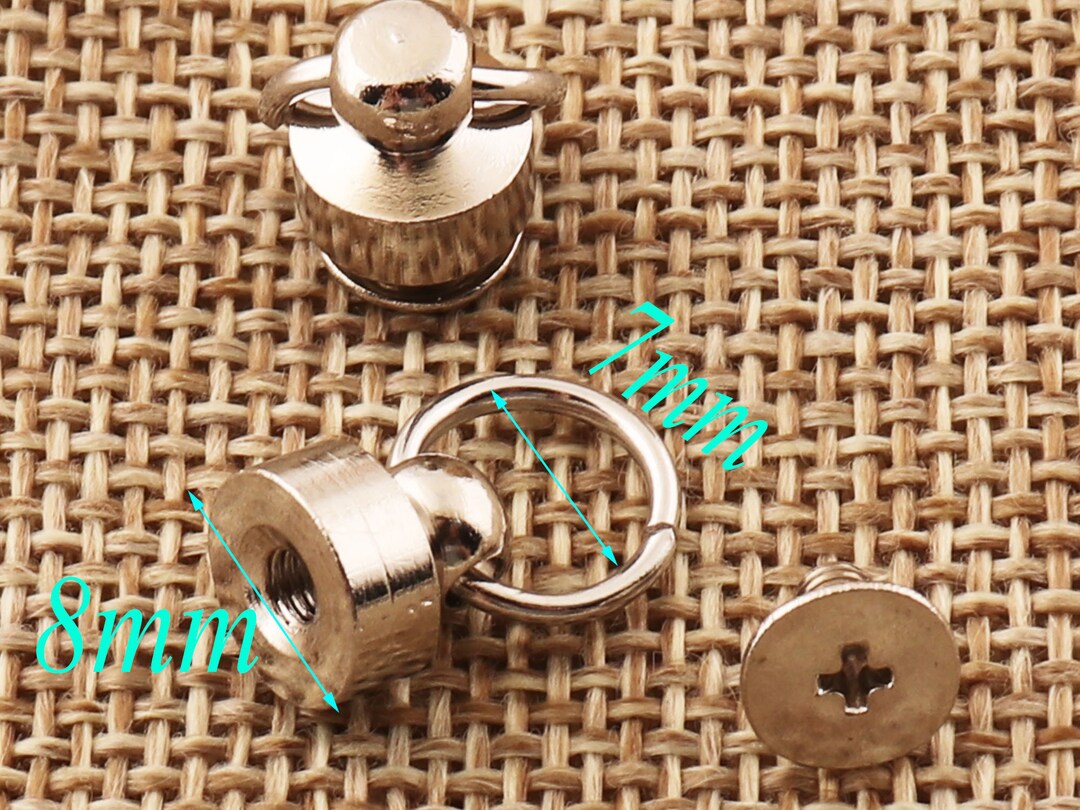 20 Pcs Silver Screws,bag Screws Loop Screws,handle Screws Door Handle ...