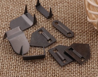 3/418mmsilver Trousers Skirts Bars Fasteners Hook Eye | Etsy