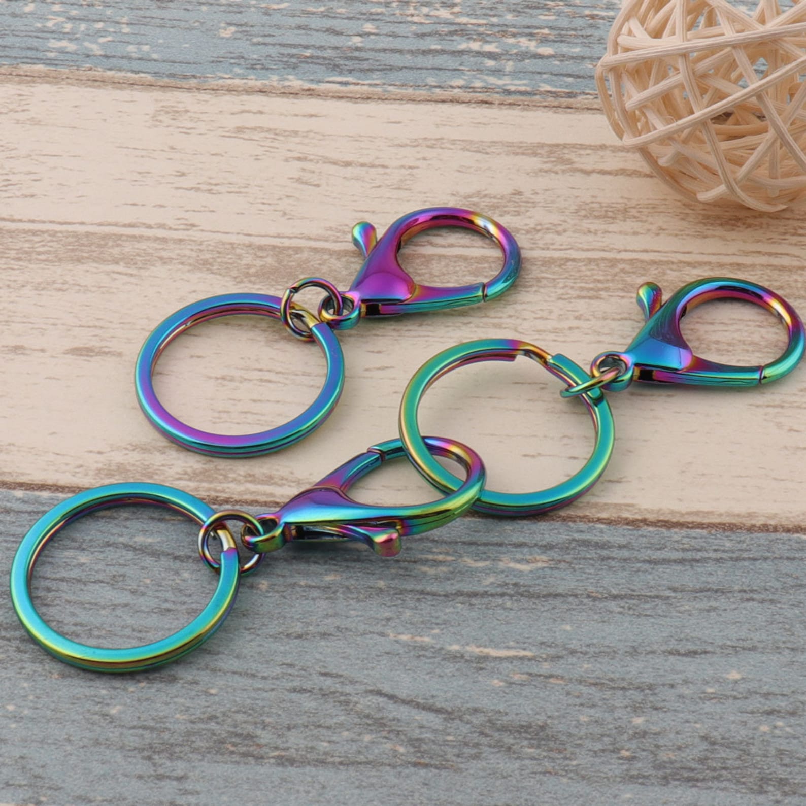 125mmRainbow Key Chain O-Rings Personalized | Etsy