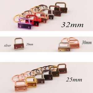 20 Sets Colorful Key Fob Hardware With Key Rings,key Fobs Hardware,key ...