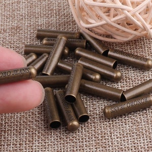 20 PCS Antique Bronze Metal End Tips,cord Lock Craft Cord Locks,rope ...