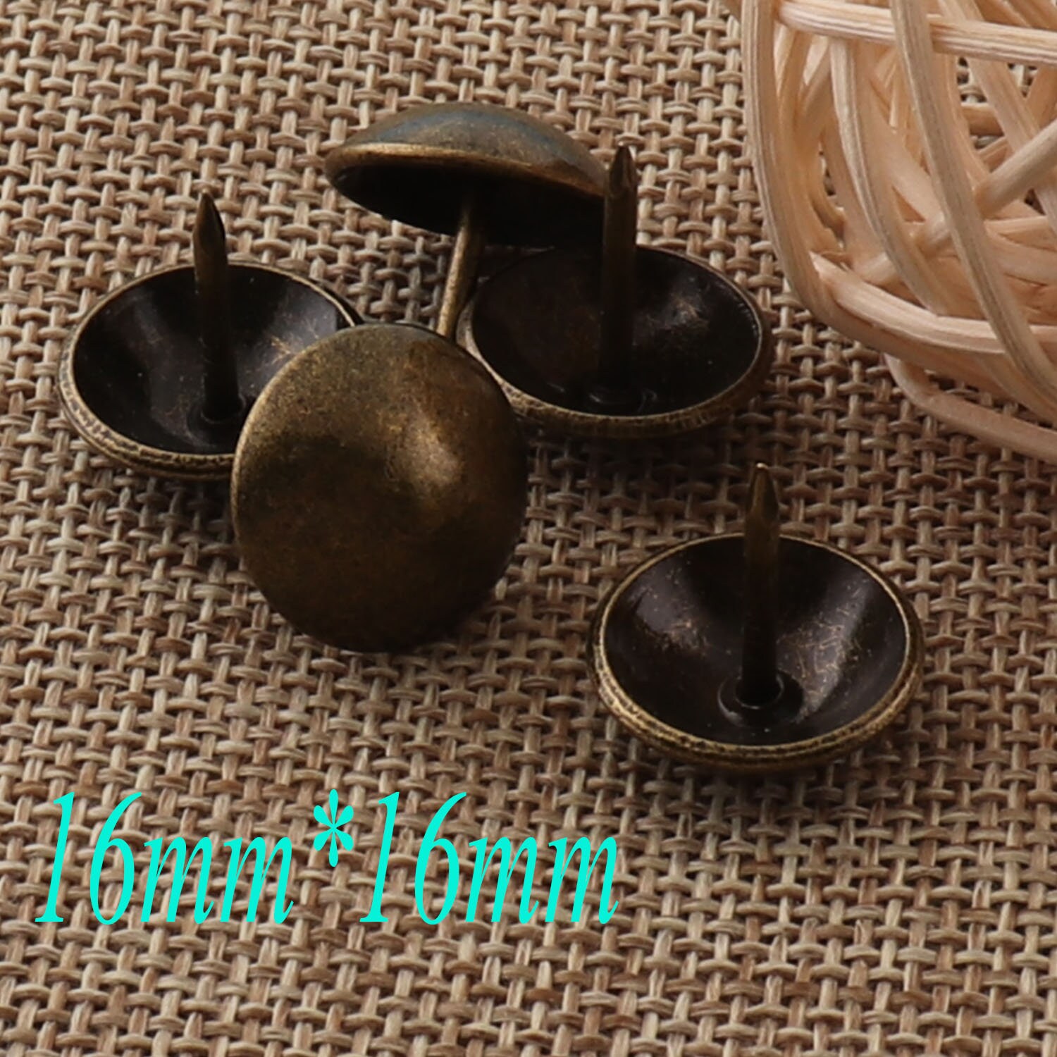 50 Pcs Antique Bronze Upholstery Tacks16mm Nailhead Tacks | Etsy