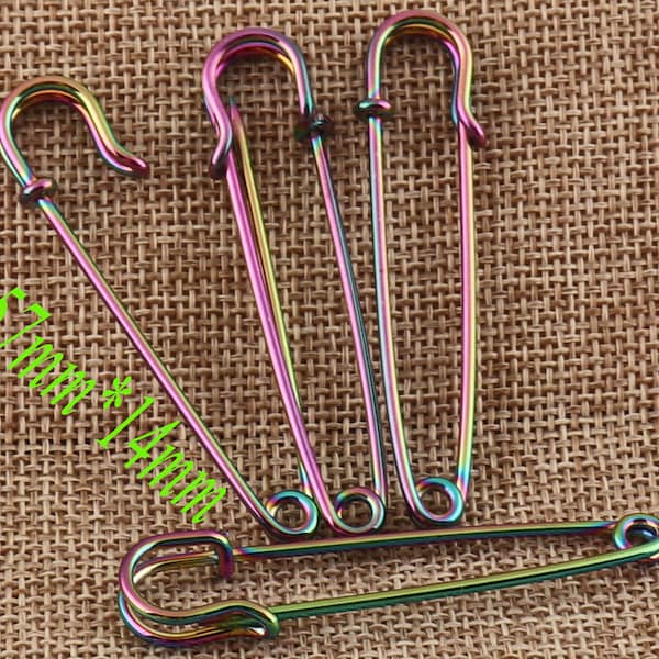 Colored Safety Pins - Etsy