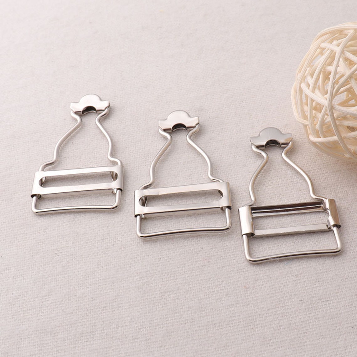 8 Pcs Dungaree Clips Fasteners Clips125mm Silver - Etsy