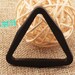 30 Pcs Black Plastic Triangle Rings,38mm Slide Buckles Fasteners Belt ...