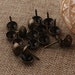 50 Pcs Upholstery Tacks,11mm Antique Bronze Nailhead Tacks Rivets ...