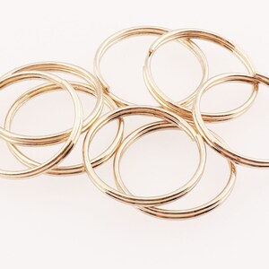 100-500pcs Metal Pale Gold Split Key Rings,20mm Split Jump Rings Key ...