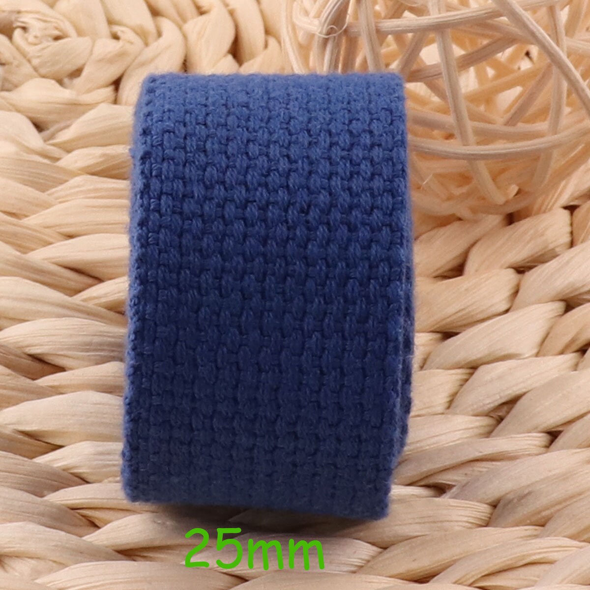 25MM Cotton Soft Blue Webbingkey Fob Webbing Belt - Etsy