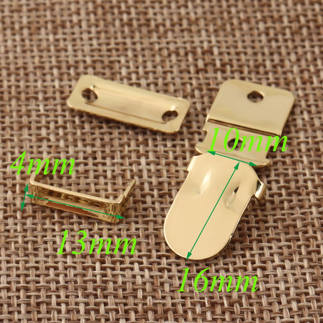 20 Sets Brass Gold Trousers Skirts Bars Fasteners Hook Eye Clasps,pants ...