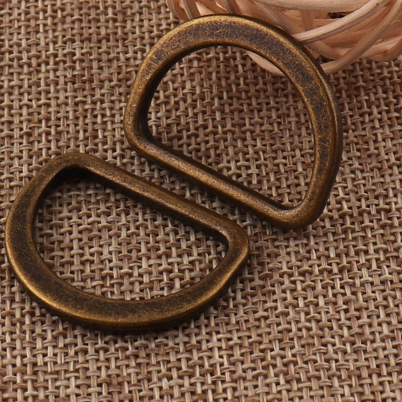1 Antique Bronze D Ring Buckles20 PCS D Rings D Ring - Etsy
