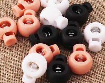 20-500 PCS Cord Lock White/black/pink/black/gray Adjuster Stop | Etsy