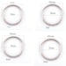Silver Spring Gate Ring Metal Spring O Rings Clasps Purse O Ring Push ...