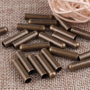 20 PCS Antique Bronze Metal End Tips,cord Lock Craft Cord Locks,rope ...