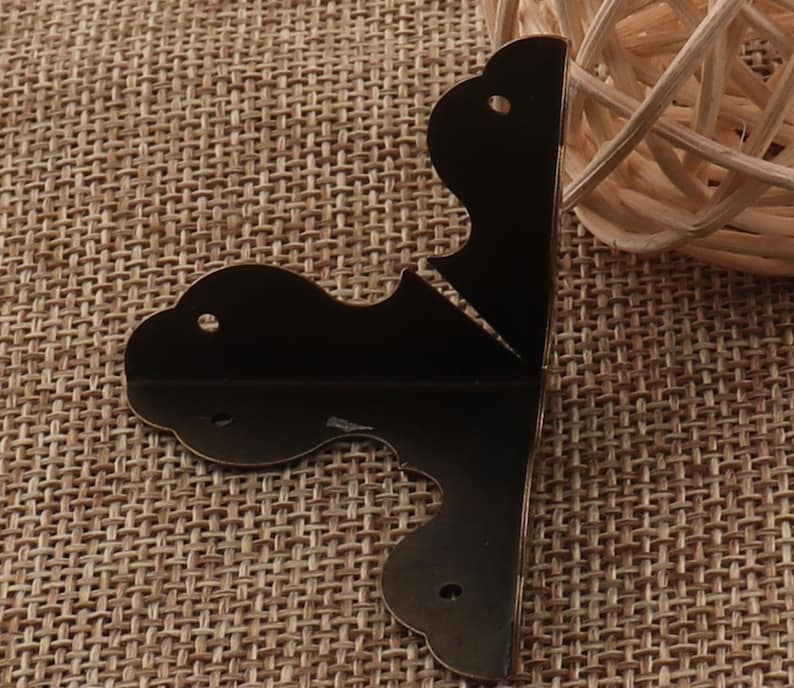 5 Vintage Box Corner32x32mmantique Bronze Corner Cet of - Etsy