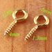 100-200 Screws,4mm Gold Screws,bag Screws,loop Screws,plain Screws ...