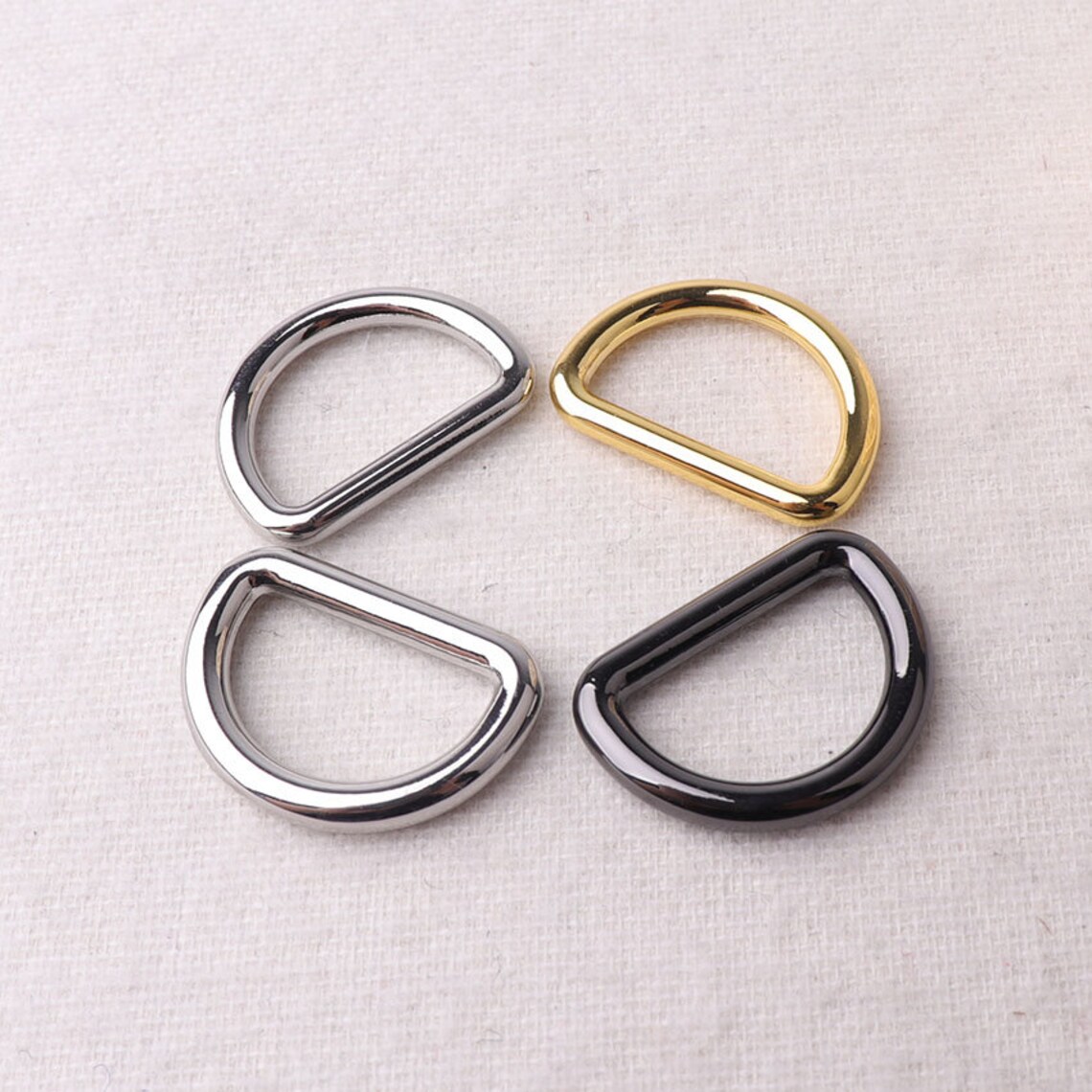25MM Metal D Rings1 D Ring Belt Black/gold/silver - Etsy