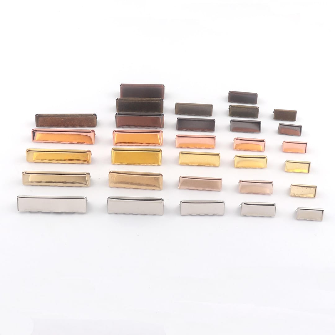 10-50pcs Metal Belt Belt Ends for 2'',1.5'',1'',3/4''webbing Silver ...