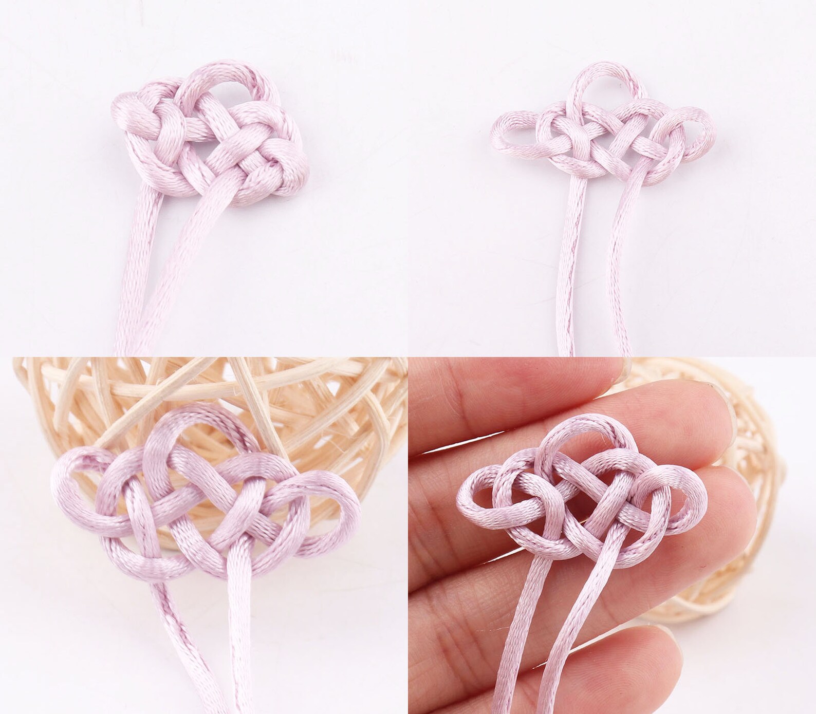 2mm Chinese Knot Cord Satin Nylon Cord Round Cord,rattail Nylon Macrame ...