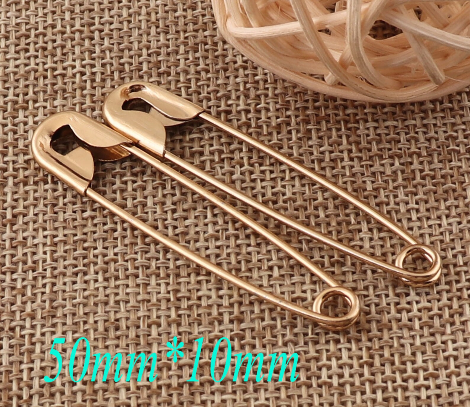 30 PCS Metal Gold Safety Pinscraft Safety Pin Brooch Safety | Etsy