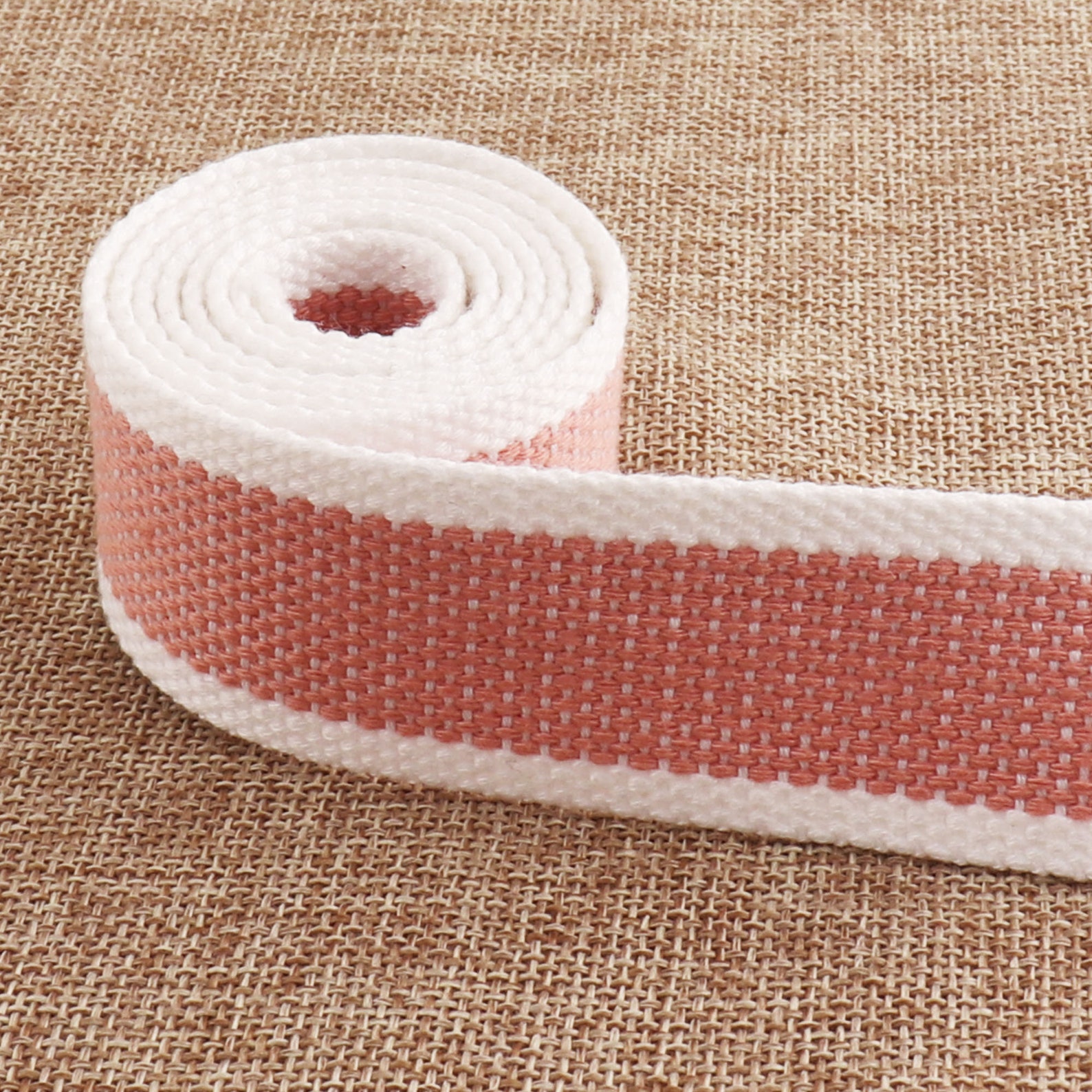 32MM Webbing Pink White Striped Webbing Belt Webbing Cotton - Etsy