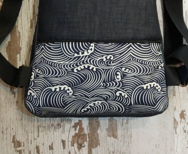 Fabric Backpack, Anti-theft Backpack, Wave Backpack, Blue Backpack ...