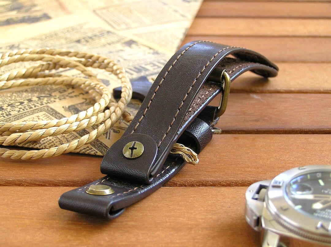 Watch Strap Band 20mm Brown. Watch Band Leather. Leather Watch Bracelet ...