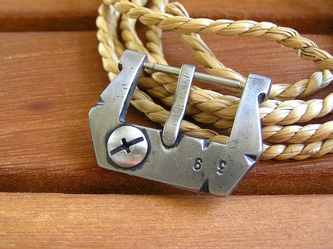 22mm Titanium Watch Buckle. Handmade Watch Buckle. Vintage - Etsy