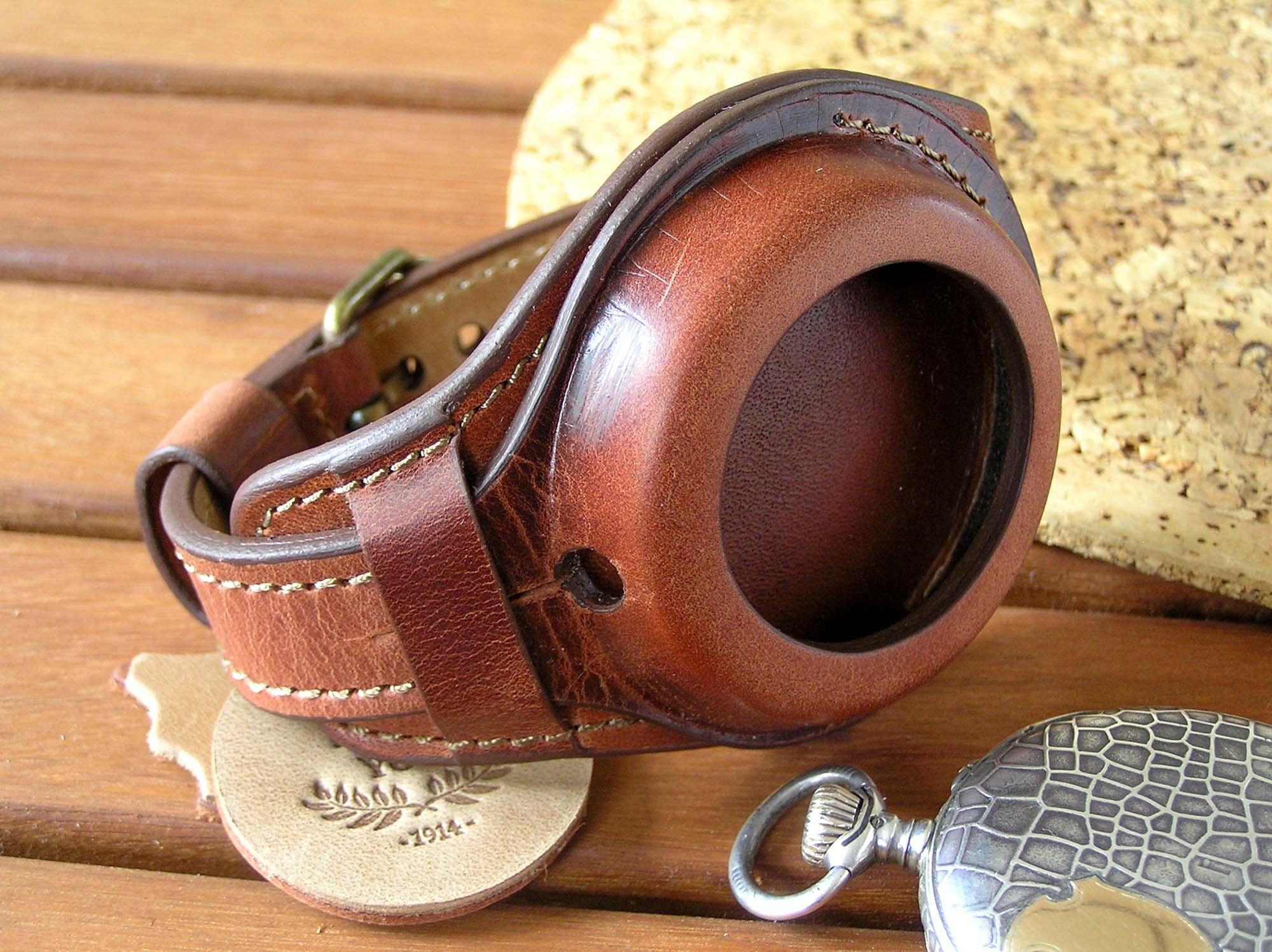 Correa de reloj de cuero para el estilo vintage del reloj de | Etsy