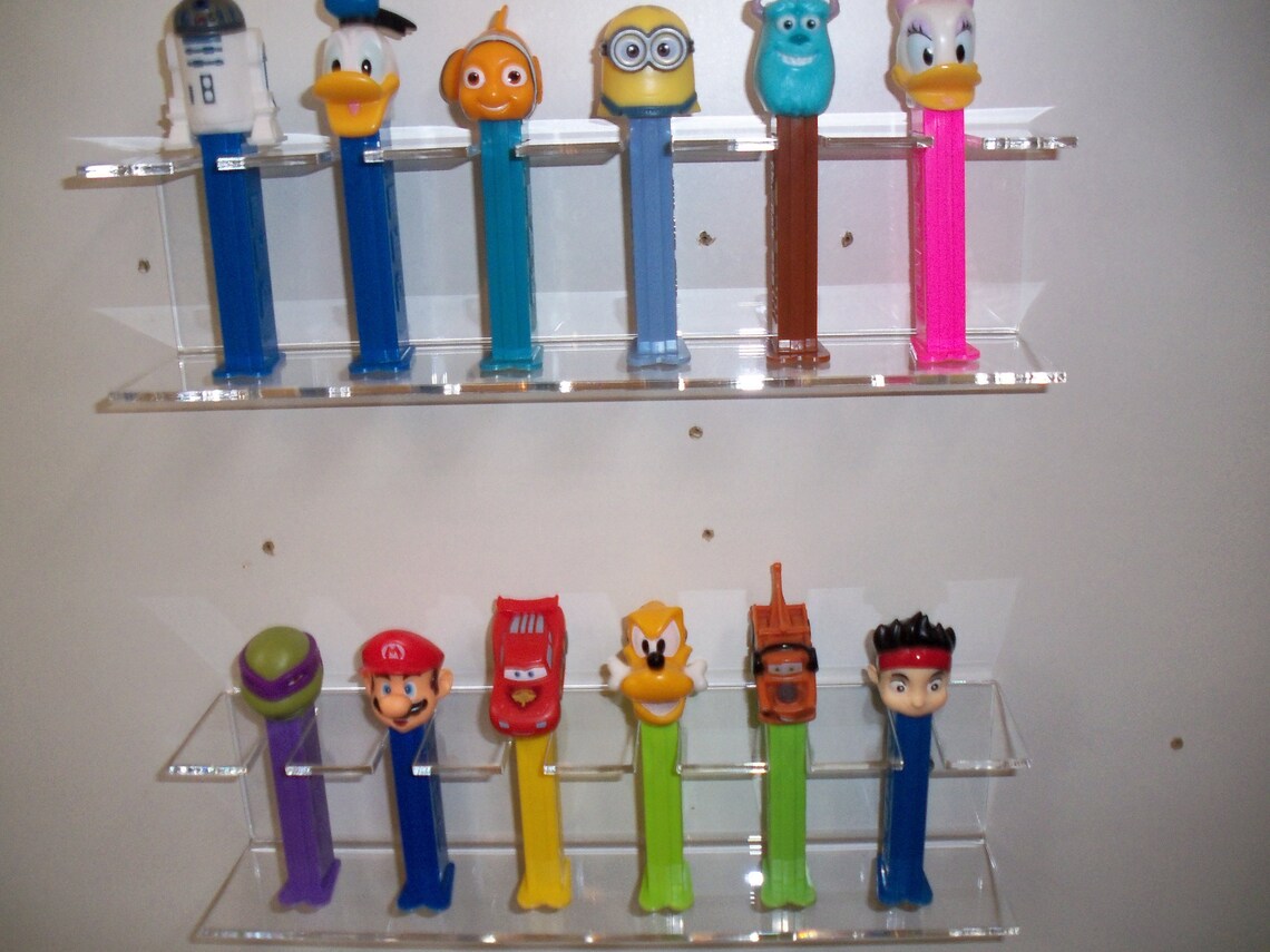 Clear Acrylic Perspex Pez Display Stand or Shelf for Collector | Etsy UK