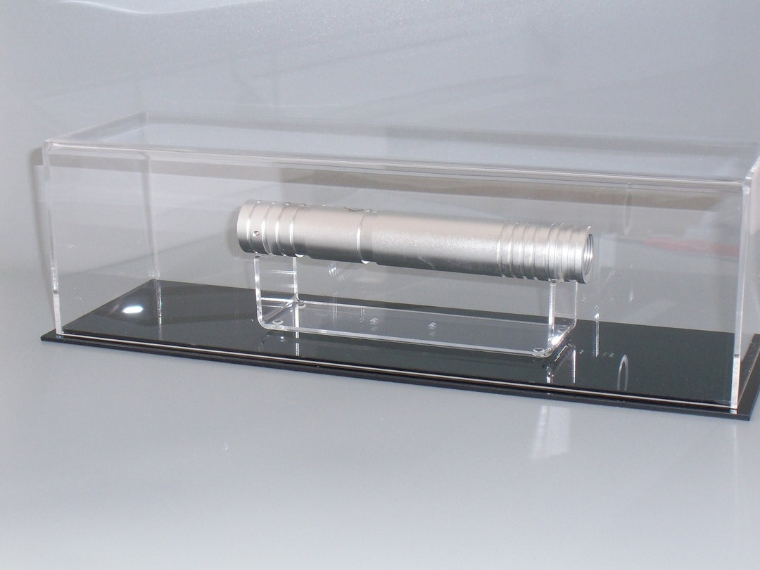 Star Wars Lightsaber Display Case Solid Build Unit Dust Cover , U V ...