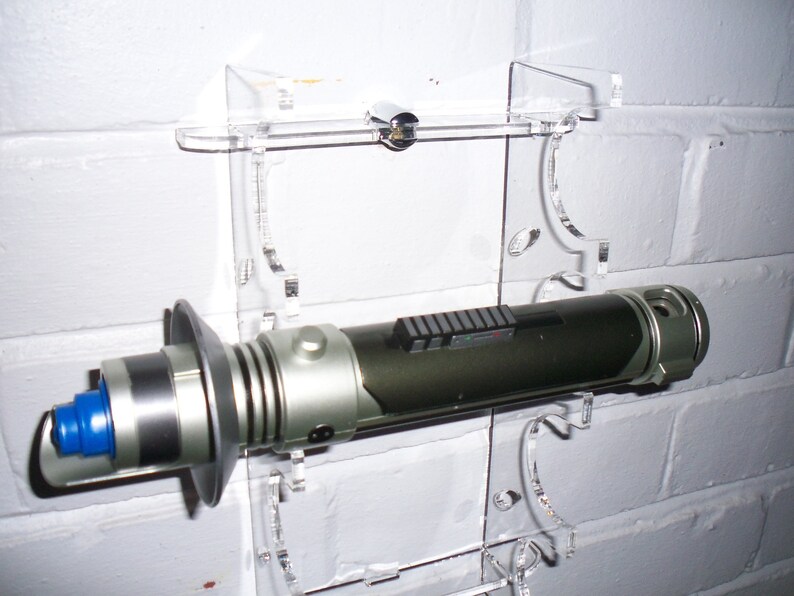 Clear Acrylic 4 Lightsaber Wall Mount Force Fx Master Replicas Kylo Ren ...