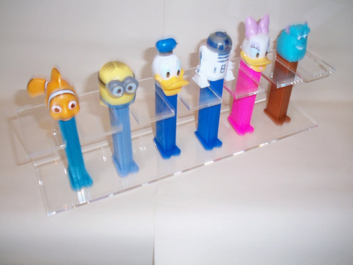 Clear Acrylic Perspex Pez Display Stand or Shelf for Collector | Etsy UK