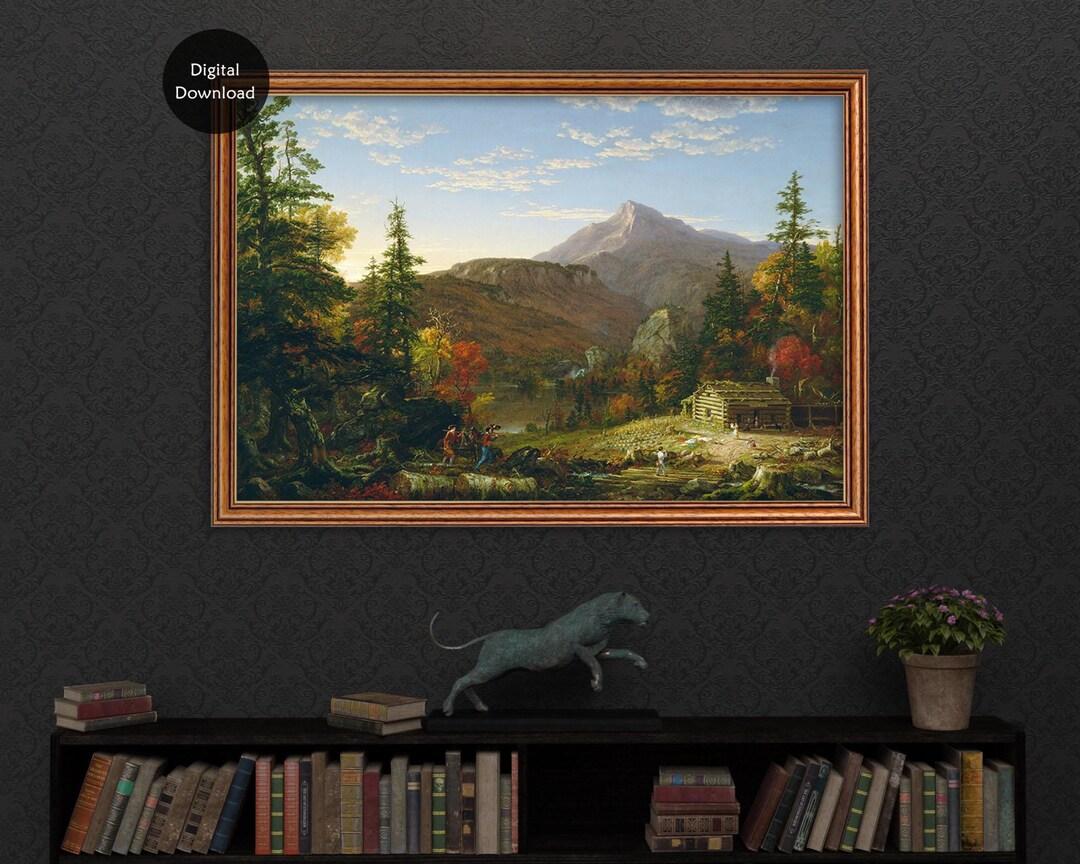 The Hunters Return by Thomas Cole, Printable 19th Century Vintage ...