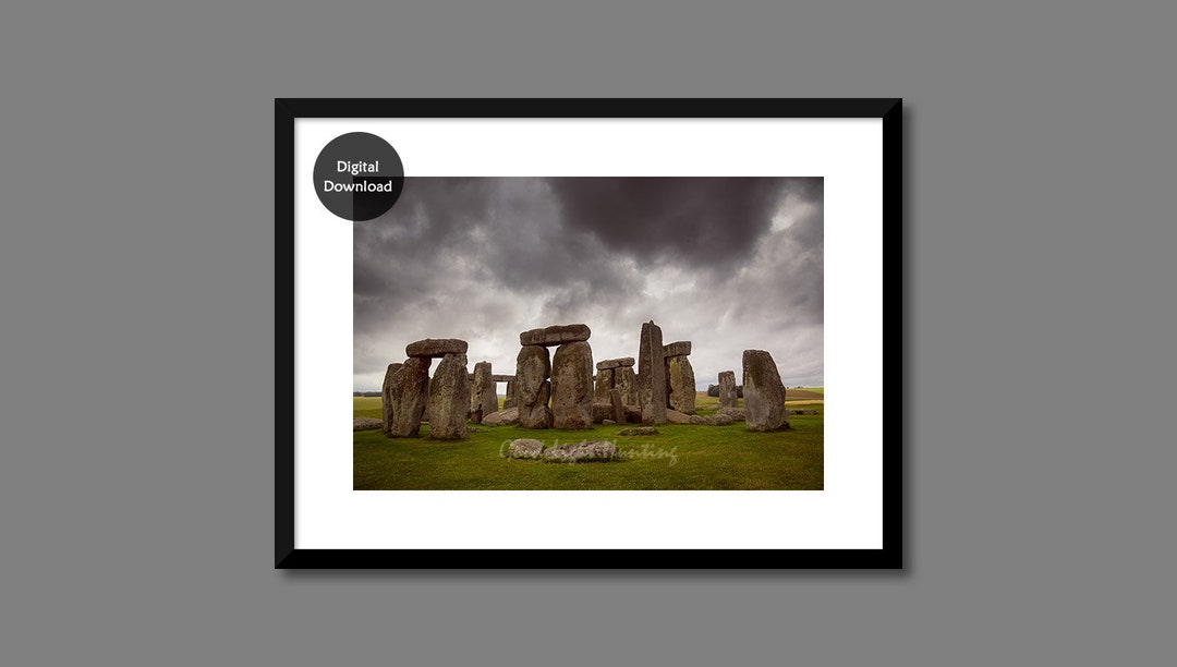 Stonehenge Printable Wall Art for Home Decor, Office Decor, Interior ...
