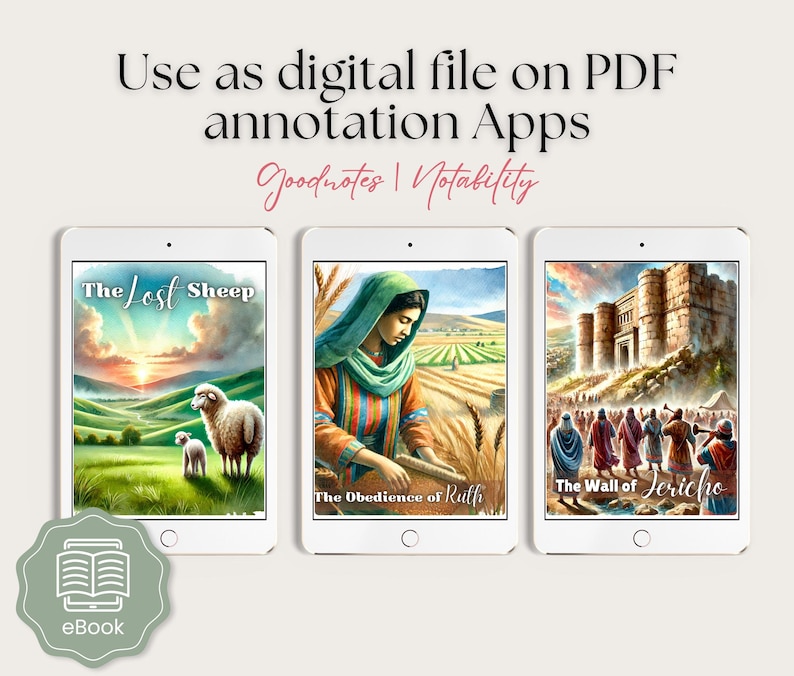 Children's Bible Lessons, Sunday School Activities (printable) - Etsy