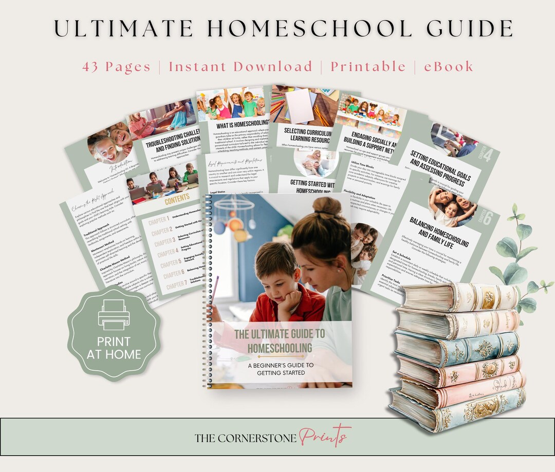 Ultimate Homeschool Guide Ebook for Beginners (printable & Digital) - Etsy