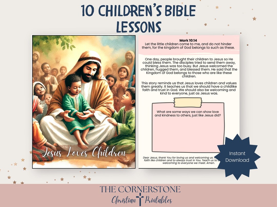 Children's Bible Studies, Kids Bible Lessons, Bible Stories for Kids ...