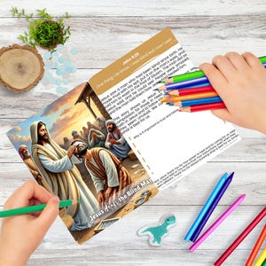 Children's Bible Lessons, Sunday School Activities (printable) - Etsy