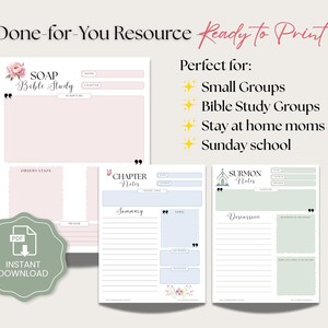 Womens Scripture Writing Printable | Bible Study Planner Guide (digital ...