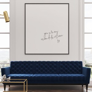 DOWNLOADABLE Prints Typography Prints for Bedrooms 'you - Etsy
