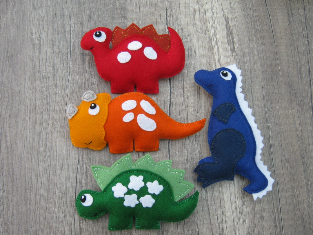 Wool Felt Dinosaur Brooches Bolds - Etsy