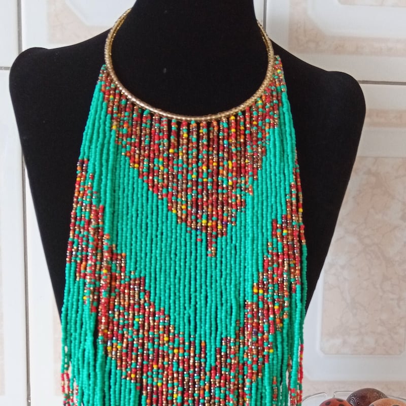 Fringe Necklace - Etsy