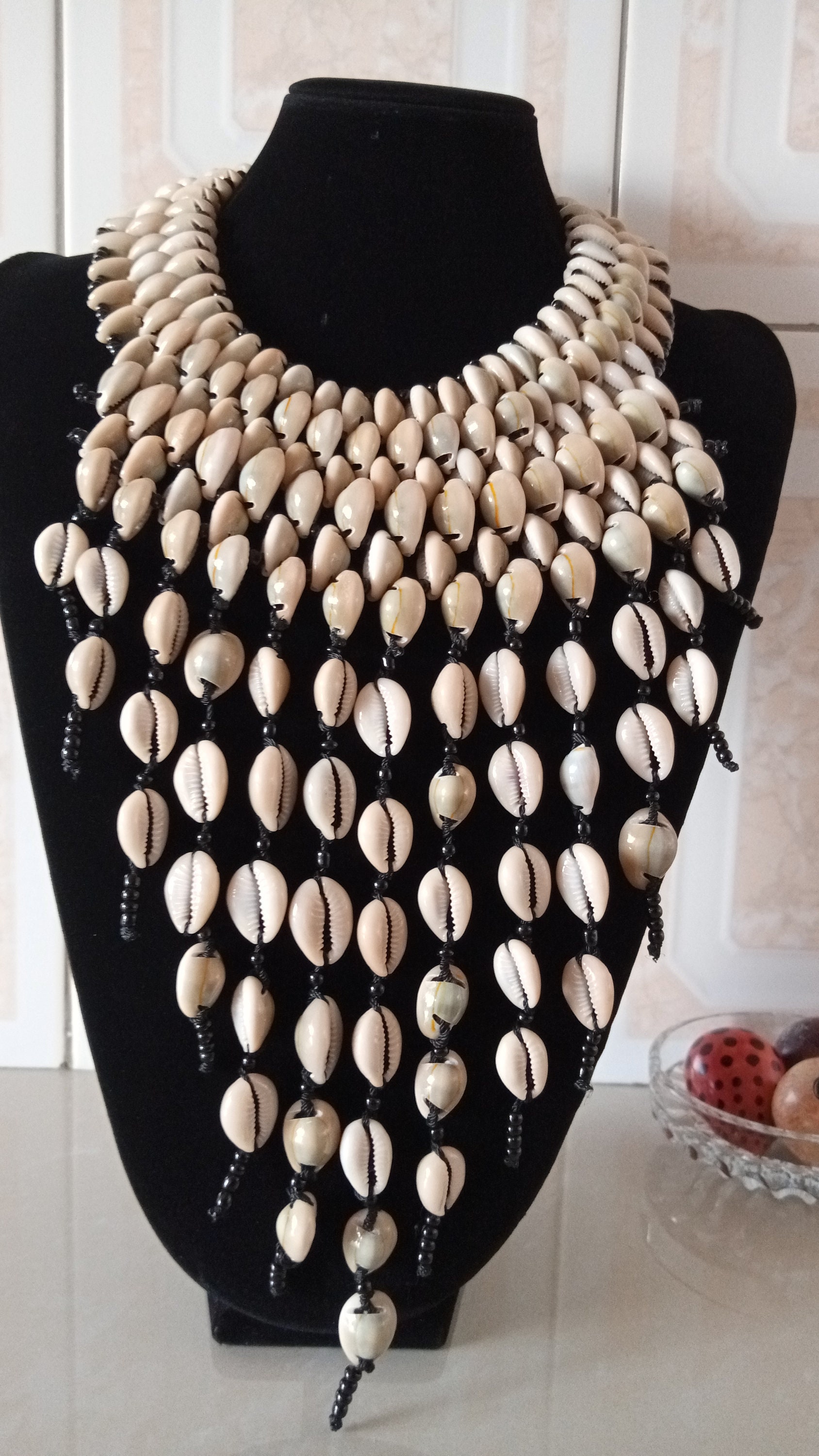 ON SALE Cowrie Seashell Necklace Cowrie Necklace Cowrie | Etsy