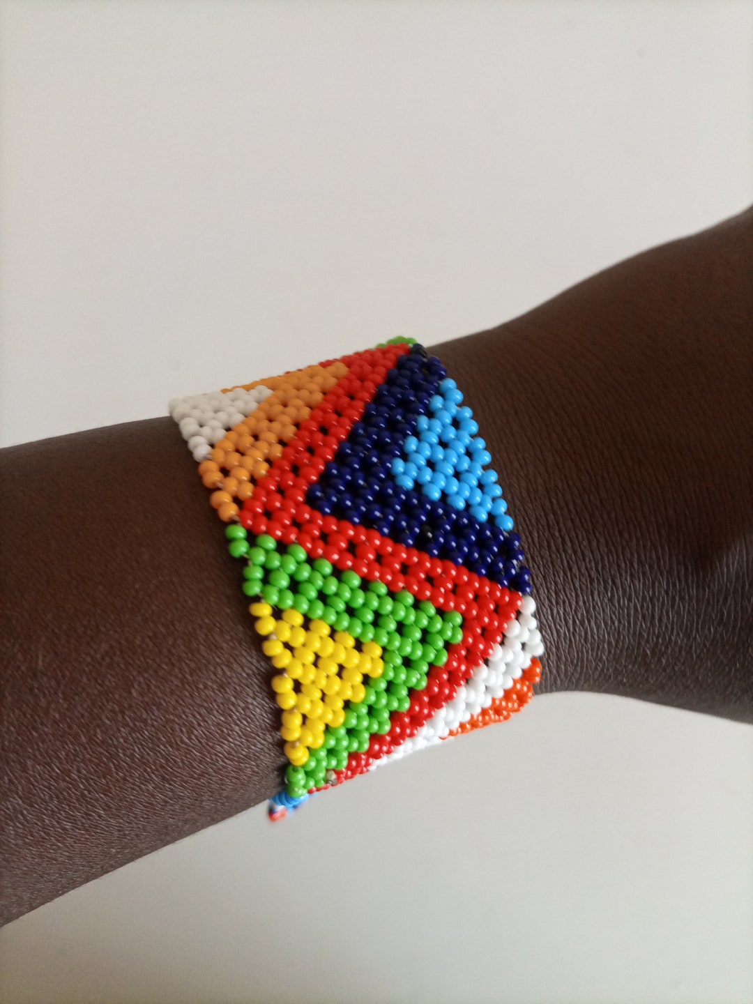 African Beaded Bracelet, African Jewelry, Beaded Jewelry, Handmade ...