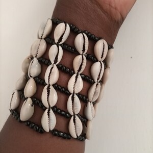 African Cowry Shell Bracelet, Sea Shell Bracelet, Cowrie Bracelet ...